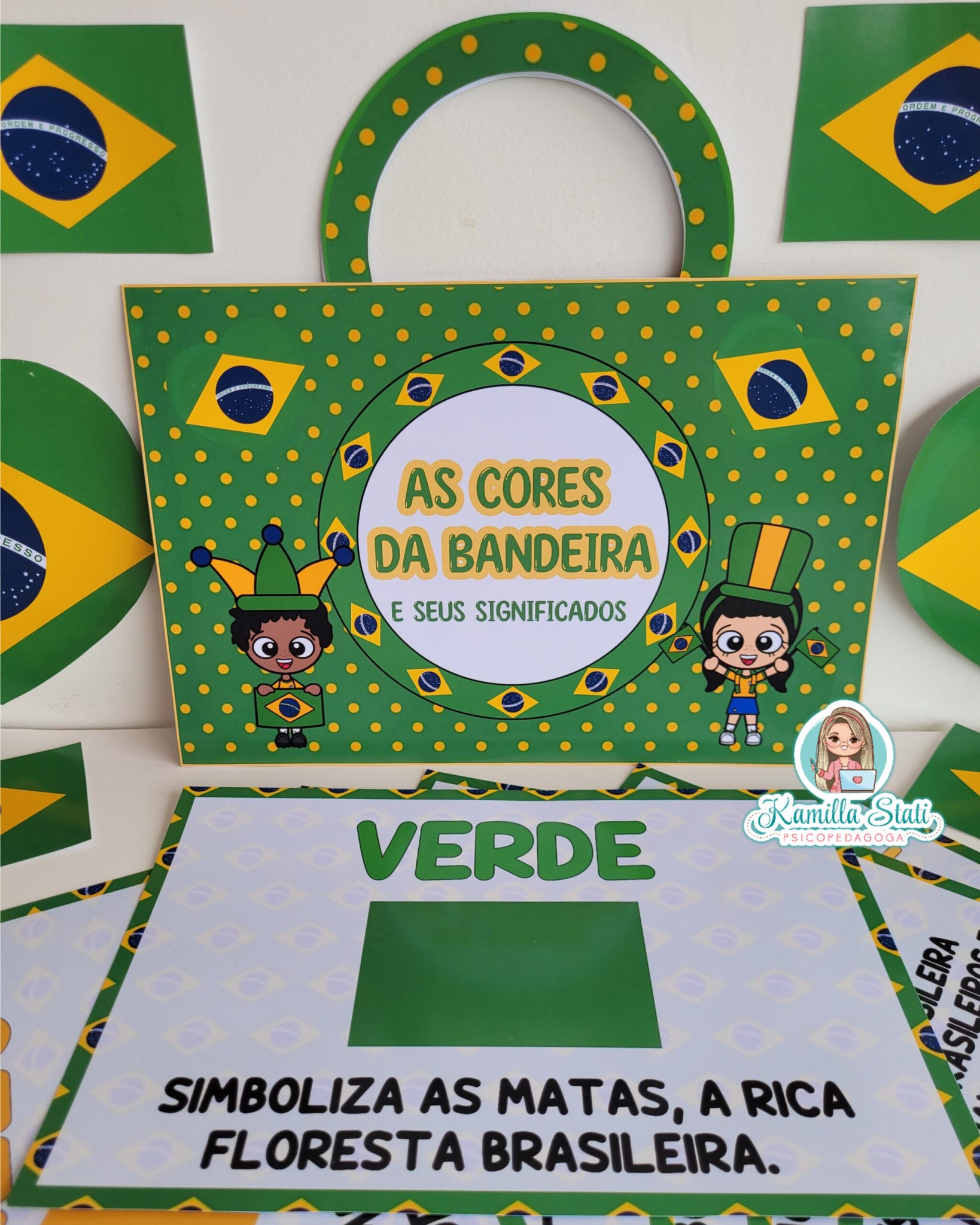 As cores da bandeira - Abc Pedagógico Infantil