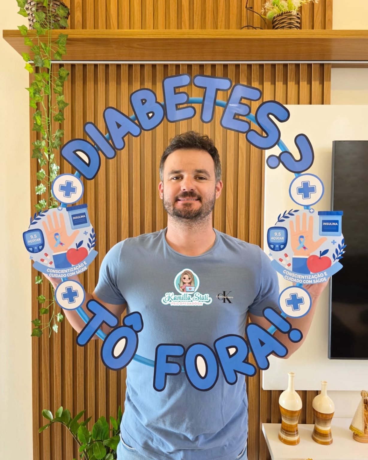 Bambolê para foto Diabetes - Abc Pedagógico Infantil