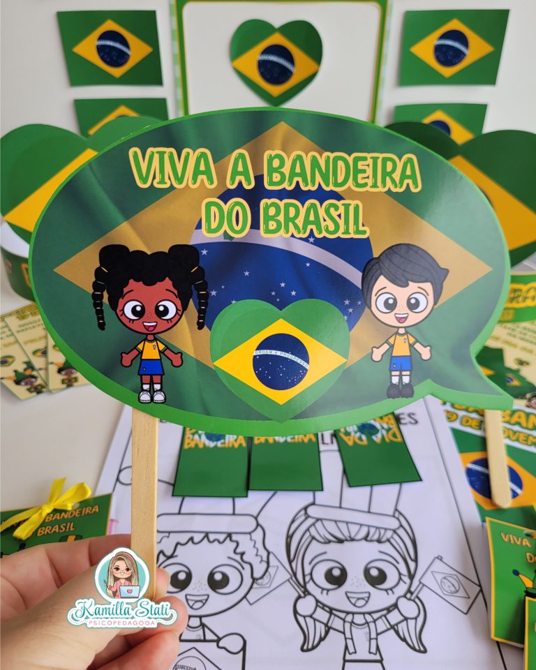 Kit dia da bandeira - Abc Pedagógico Infantil