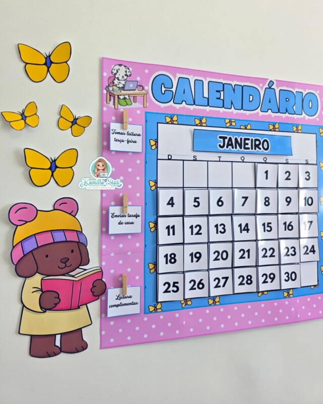 Calendário móvel Bobbie Goods - Abc Pedagógico Infantil