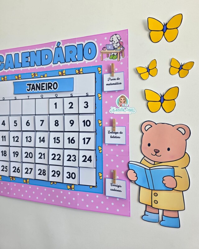 Calendário móvel Bobbie Goods - Abc Pedagógico Infantil