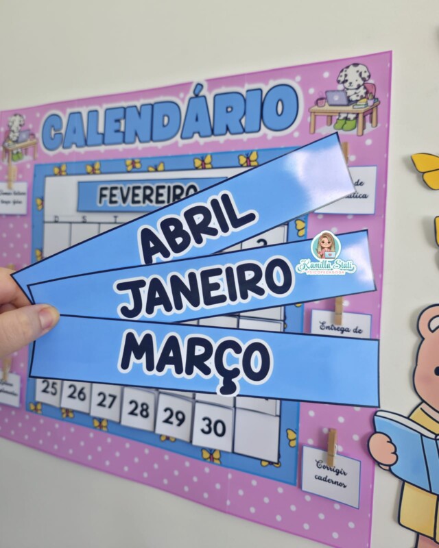 Calendário móvel Bobbie Goods - Abc Pedagógico Infantil